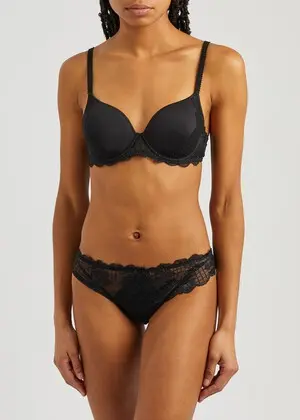 Simone Perele Reve Lace Briefs - Black