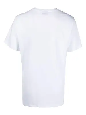 BILLIONAIRE Crest-logo Crew-neck T-shirt - White
