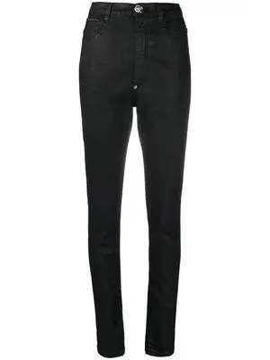 Philipp Plein High-waisted Denim Leggings