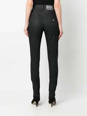 Philipp Plein High-waisted Denim Leggings