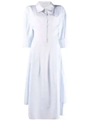 Stella McCartney Fitted Shirt Dress With Box Pleats