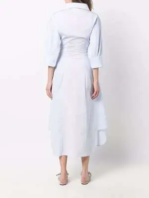 Stella McCartney Fitted Shirt Dress With Box Pleats