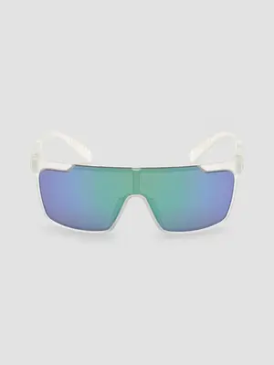 ADIDAS Y-3 Injected Shield Sunglasses - White