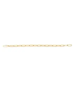 Roberto Coin 18k Yellow Paperclip Link Chain Bracelet - Gold
