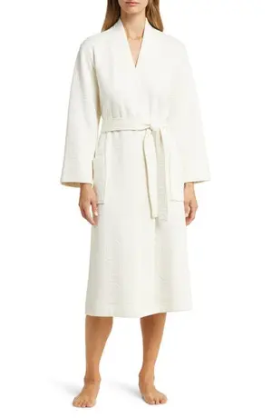 Natori Infinity Quilted Jacquard Robe - Cream
