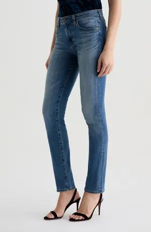 Ag Prima Low-rise Cigarette Jeans - Kinship