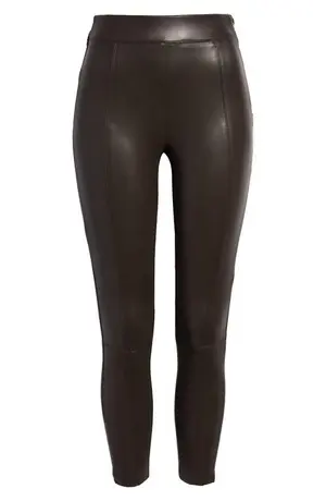 Topshop Skinny Fit Faux Leather Trousers