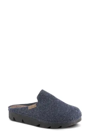 SPRING STEP SHOES Cloggish Mule - Navy