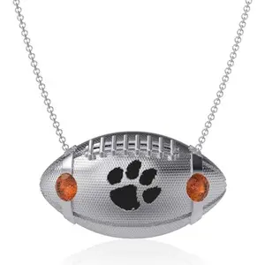 DAYNA DESIGNS Clemson Tigers Football Necklace