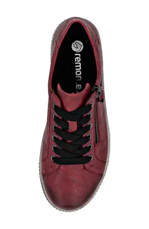 REMONTE Maditta 00 Leather Sneakers - Mohn/mohn