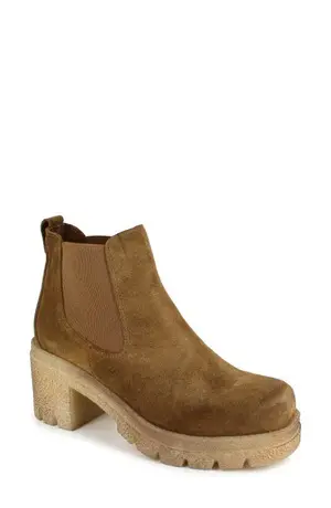 ZIGI Ximena Platform Chelsea Boot - Tan
