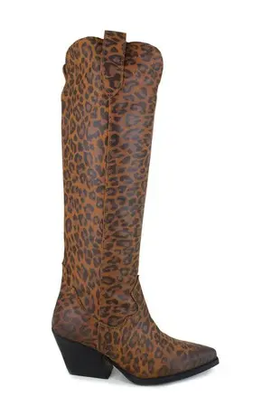 ZIGI Valezka Knee-high Boot - Leopard Su