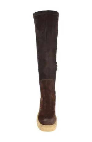 ZIGI Over-the-knee Platform Boot - Brown