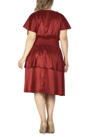 STANDARDS & PRACTICES Tie Satin Dress