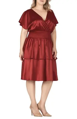 STANDARDS & PRACTICES Tie Satin Dress