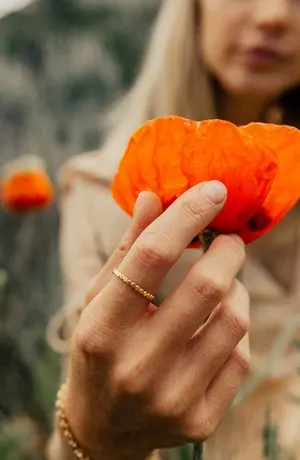 MADE BY MARY Poppy Ring - Rose