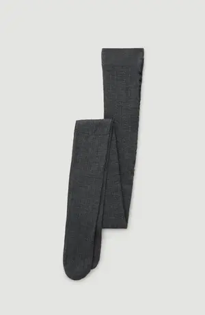 Swedish Stockings Ylva Organic Wool Blend Tights - Anthracite