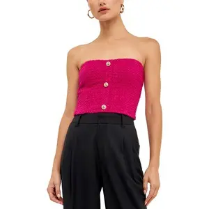 Endless Rose Strapless Crop Top