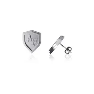 DAYNA DESIGNS Air Force Falcons Team Logo Post Earrings - Silver
