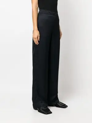 JIL SANDER High-waisted Straight-leg Trousers - Blue