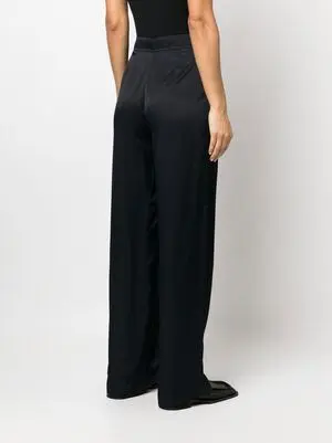 JIL SANDER High-waisted Straight-leg Trousers - Blue