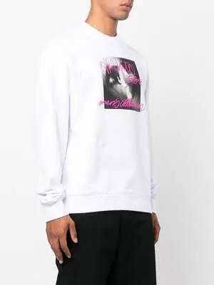 Off-White Graphic-print Crewneck Sweatshirt