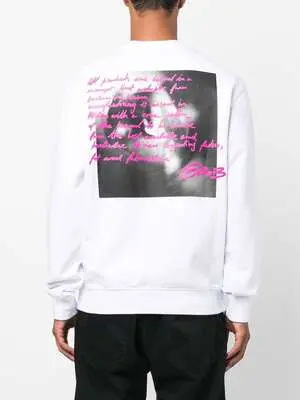 Off-White Graphic-print Crewneck Sweatshirt