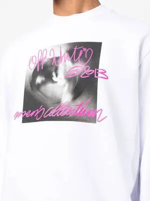 Off-White Graphic-print Crewneck Sweatshirt