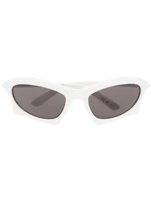Balenciaga Cat-eye Frame Sunglasses - White