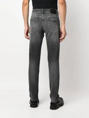 Emporio Armani Slim-cut Stonewashed Jeans