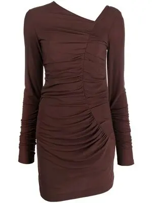 Helmut Lang Draped Asymmetric Dress