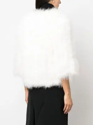 YVES SALOMON Feather-trimmed Jacket