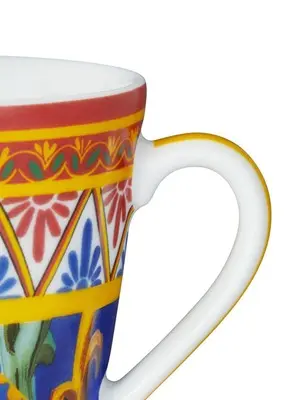 Dolce & Gabbana Carretto Siciliano Porcelain Mug - White