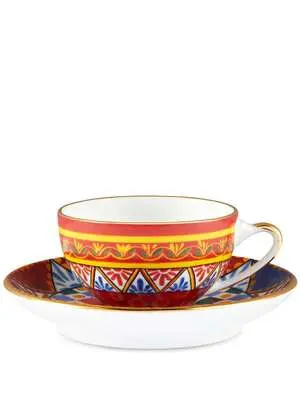 Dolce & Gabbana Carretto Siciliano Espresso Set - Red