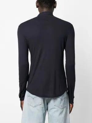 Orlebar Brown Button-front Long-sleeved Polo Shirt - Blue