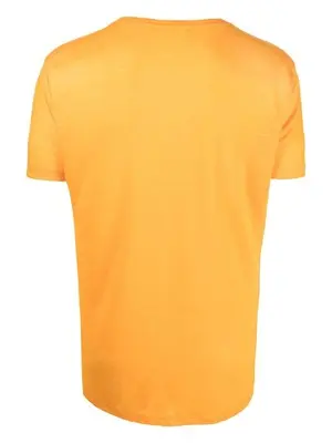 Orlebar Brown Round-neck Short-sleeve T-shirt - Orange