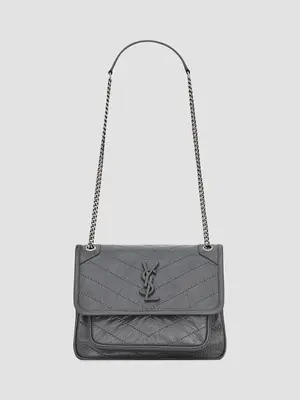 Saint Laurent Saint Laurent Niki Baby Shoulder Bag Storm
