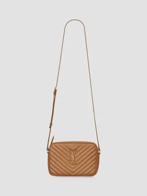 Saint Laurent Lou Camera Shoulder Bag Cinnamon