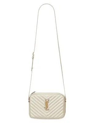 Saint Laurent Lou Camera Shoulder Bag - Crema Soft