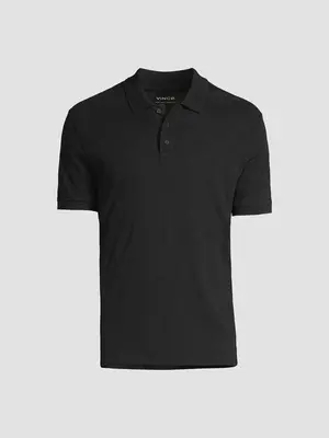 Vince Classic Polo Shirt - Black