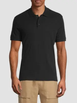 Vince Classic Polo Shirt - Black