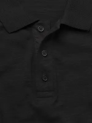 Vince Classic Polo Shirt - Black