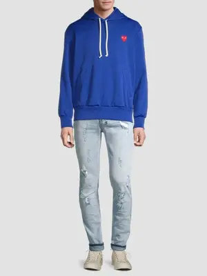 Play Comme Des Garcon Red Heart Pullover Hoodie Sweatshirt