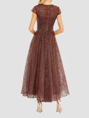 Mac Duggal A-line Midi-dress