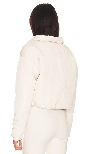 Superdown Rania Cropped Puffer Jacket - Bone