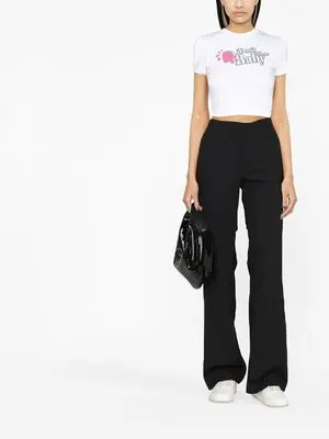 Off-White Tailored Bootcut Trousers