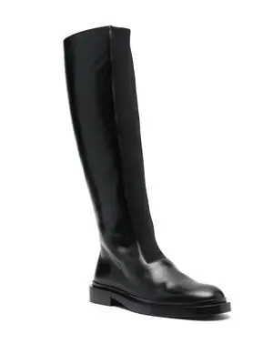 JIL SANDER Knee-high Leather Boots
