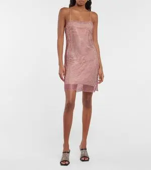 Stella McCartney Crystal-embellished Mini Dress