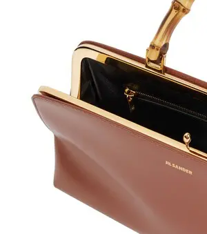JIL SANDER Leather Tote Bag