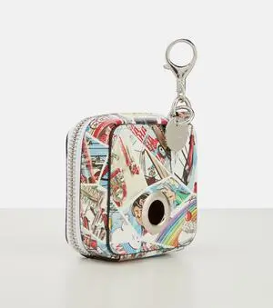 CHRISTIAN LOUBOUTIN Printed Leather Waste Bag Holder